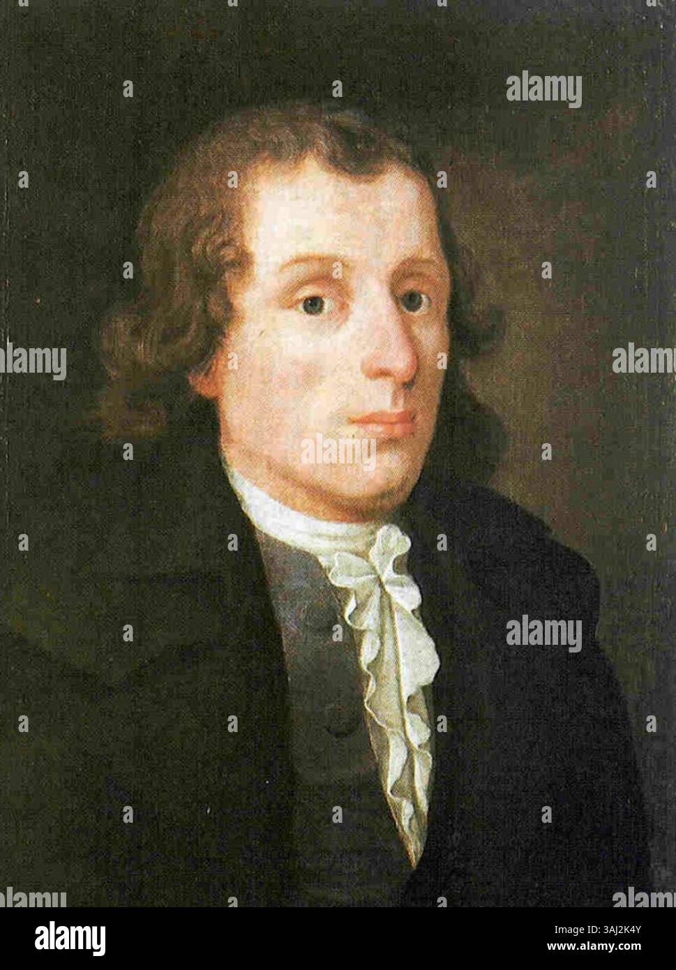 This 18th-century portrait depicts Christian Gottlob Neefe, a German ...