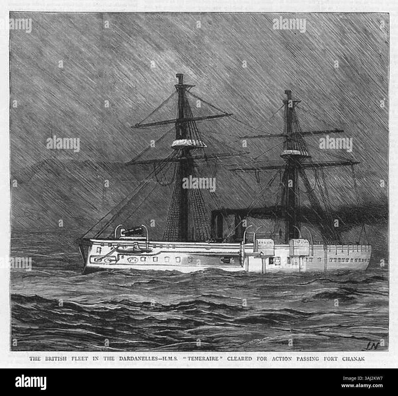 This illustration from The Graphic in 1878 shows the British Fleet in ...