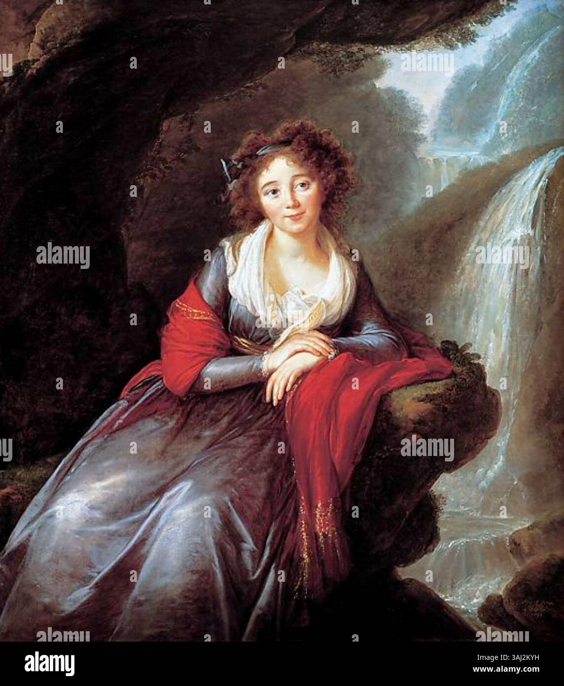 Portrait of Countess Anna Potocka by Élisabeth Vigée-Lebrun, painted in ...