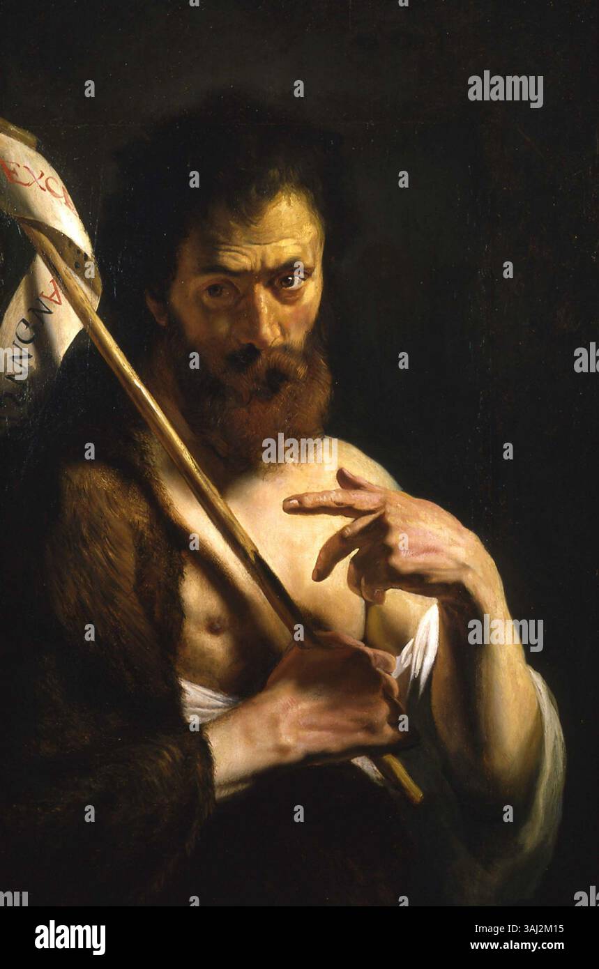 Jacob Jordaens’ painting 'St. John the Baptist,' created around 1617, depicts the religious ...
