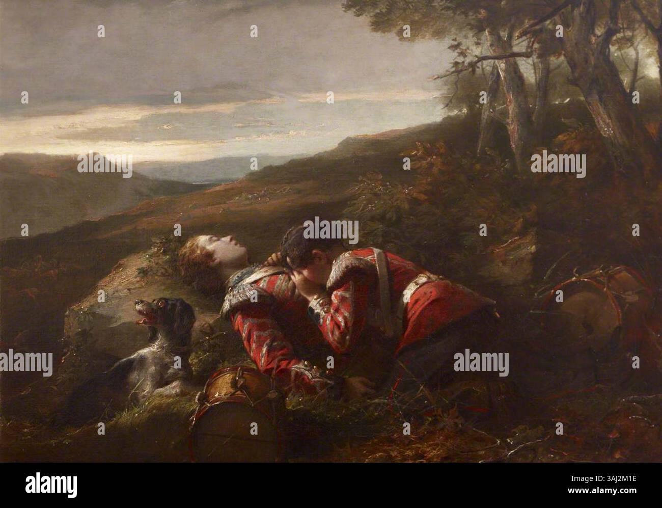 'The Aftermath of a Battle' by John Jones, painted between 1765 and ...