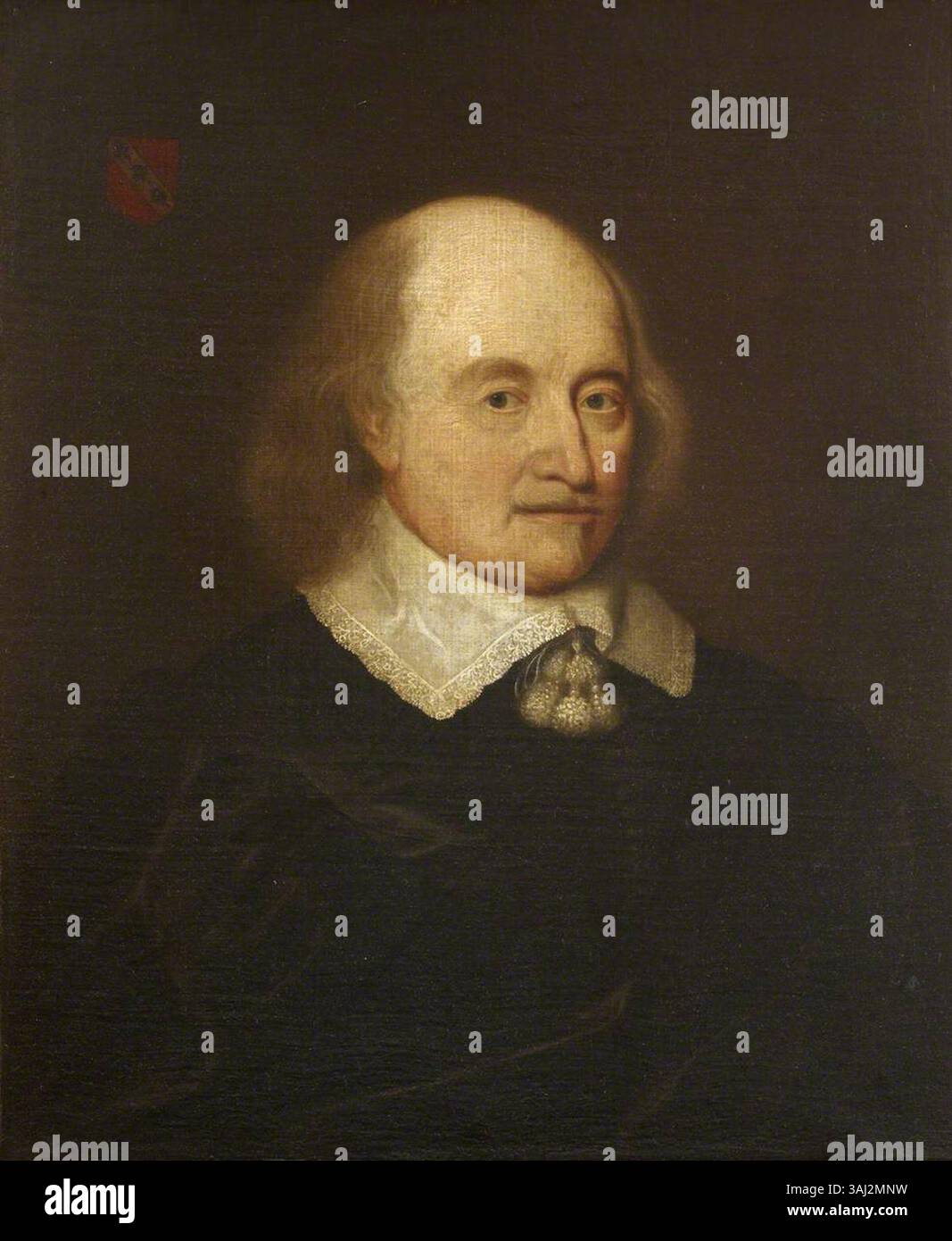 This portrait, painted by an anonymous British artist in 1652, depicts ...