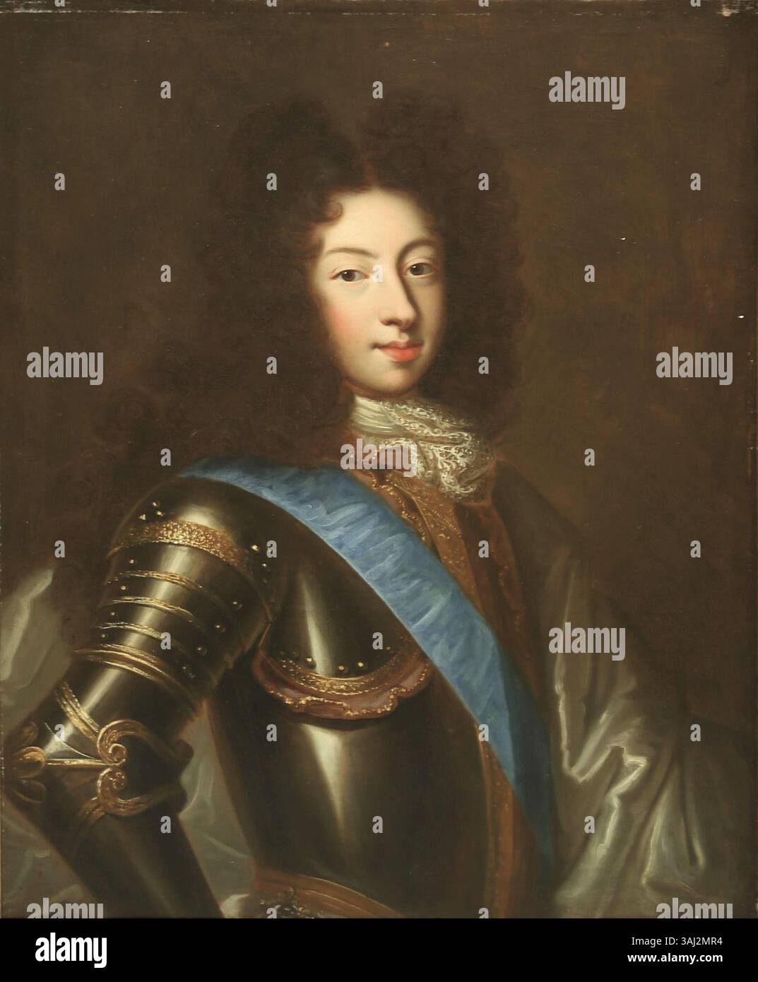 This late 17th-century portrait, possibly of Philippe I, Duke of Orleans or Louis Auguste, Duke ...