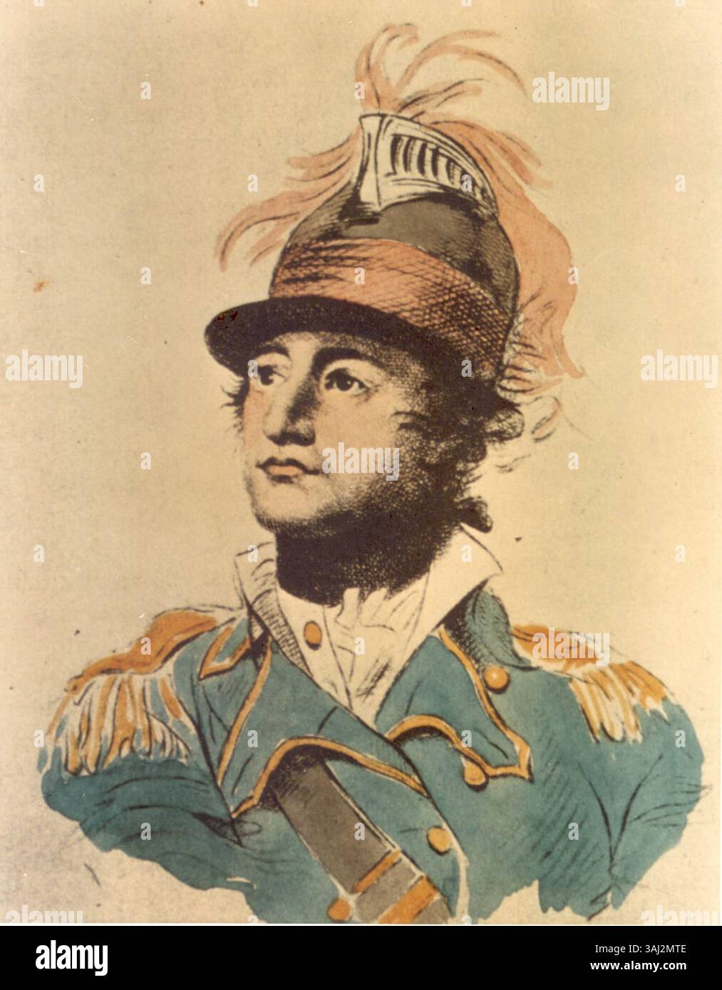 This 1777 portrait by John Trumbull depicts Benjamin Tallmadge, Major of the 2nd Continental ...