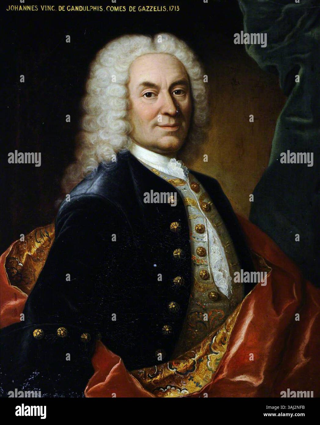 Giovanni Vincenzo Gandolfi, a Maltese artist, painted this 1713 ...