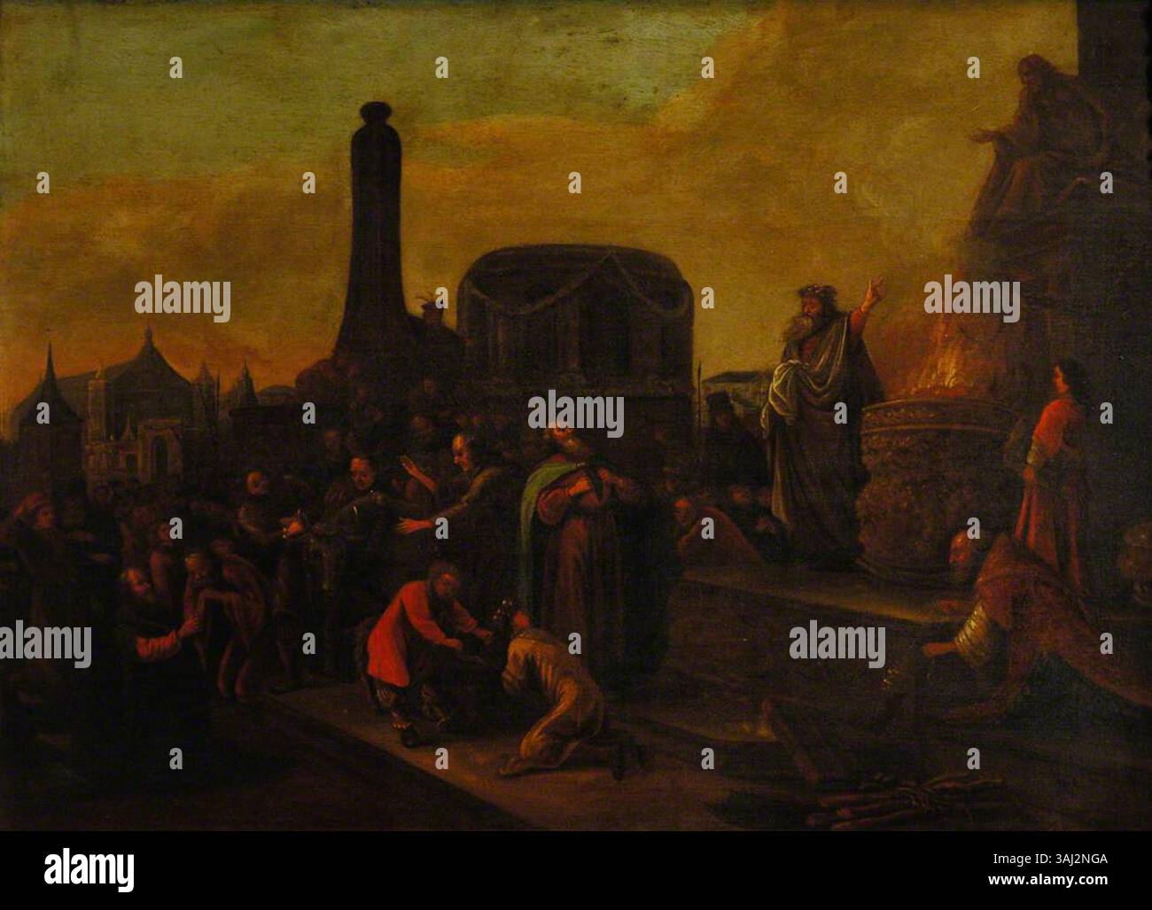 This religious painting, in the style of Jacob Willemsz. de Wet ...