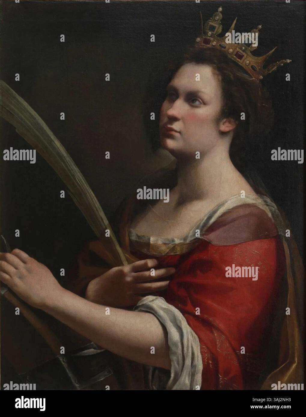 Artemisia Gentileschi’s Saint Catherine of Alexandria (c. 1619) shows ...