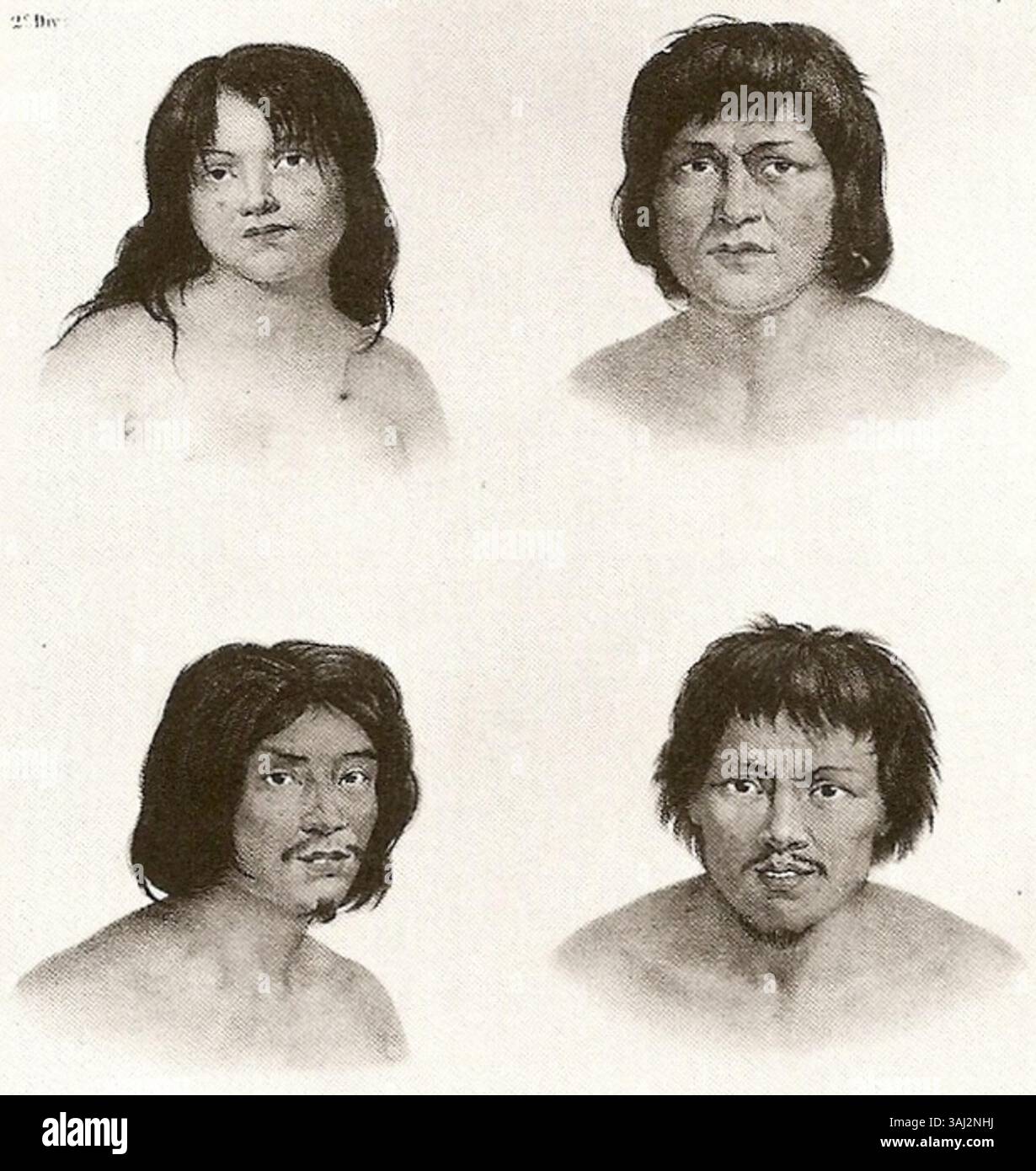 This lithograph by Johann Moritz Rugendas, created in the 19th century ...