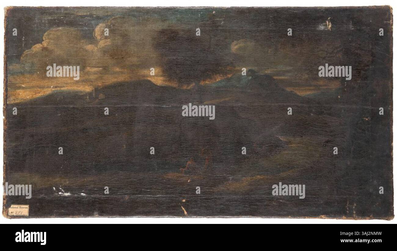 This anonymous landscape painting from the 17th century, housed in the ...