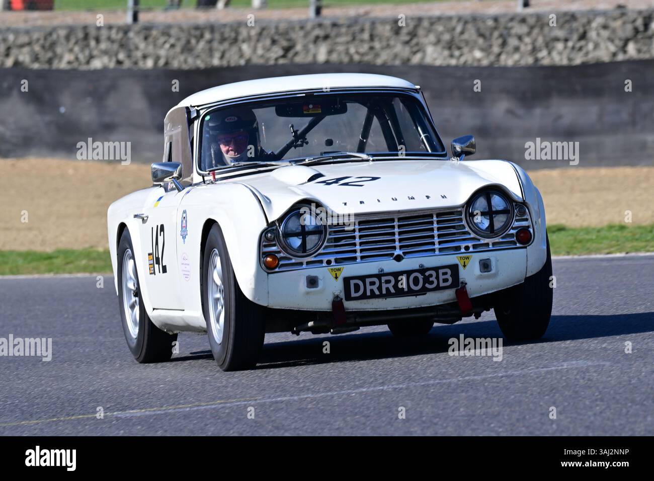 David Allen, Triumph TR4, Equipe GTS, a forty minute race for Pre-1966 Sports and GT cars with 5 ...