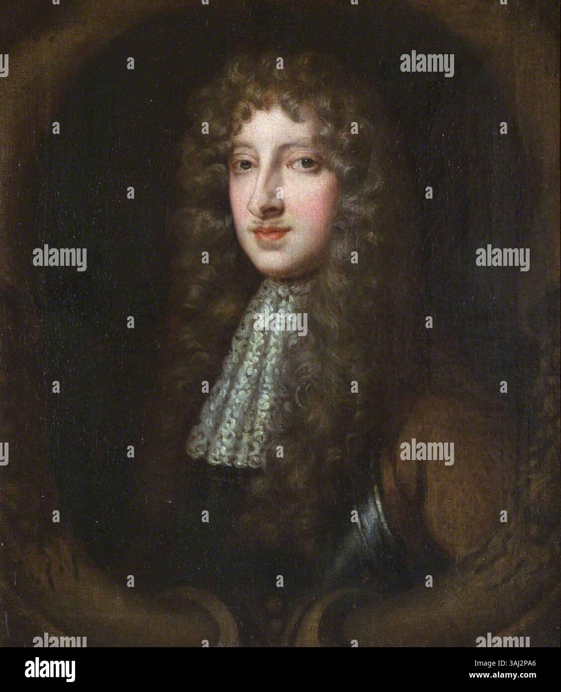 A portrait of an unknown man, miscalled 'Lord Rochester', painted ...