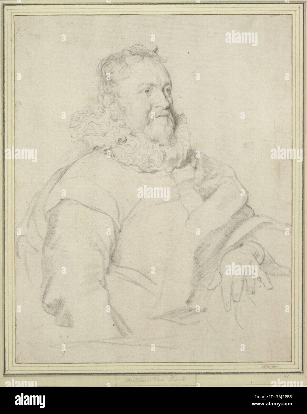 This portrait by Anthony van Dyck from between 1630 and 1640 depicts ...