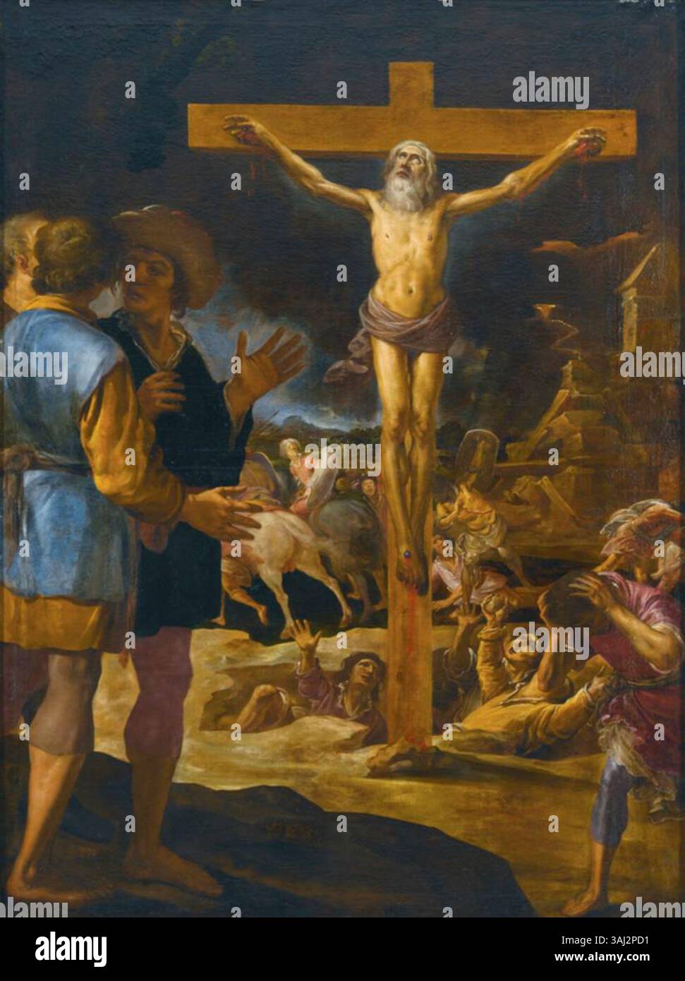 Cajés Eugenio's 1627 painting represents the crucifixion of St. Philip ...