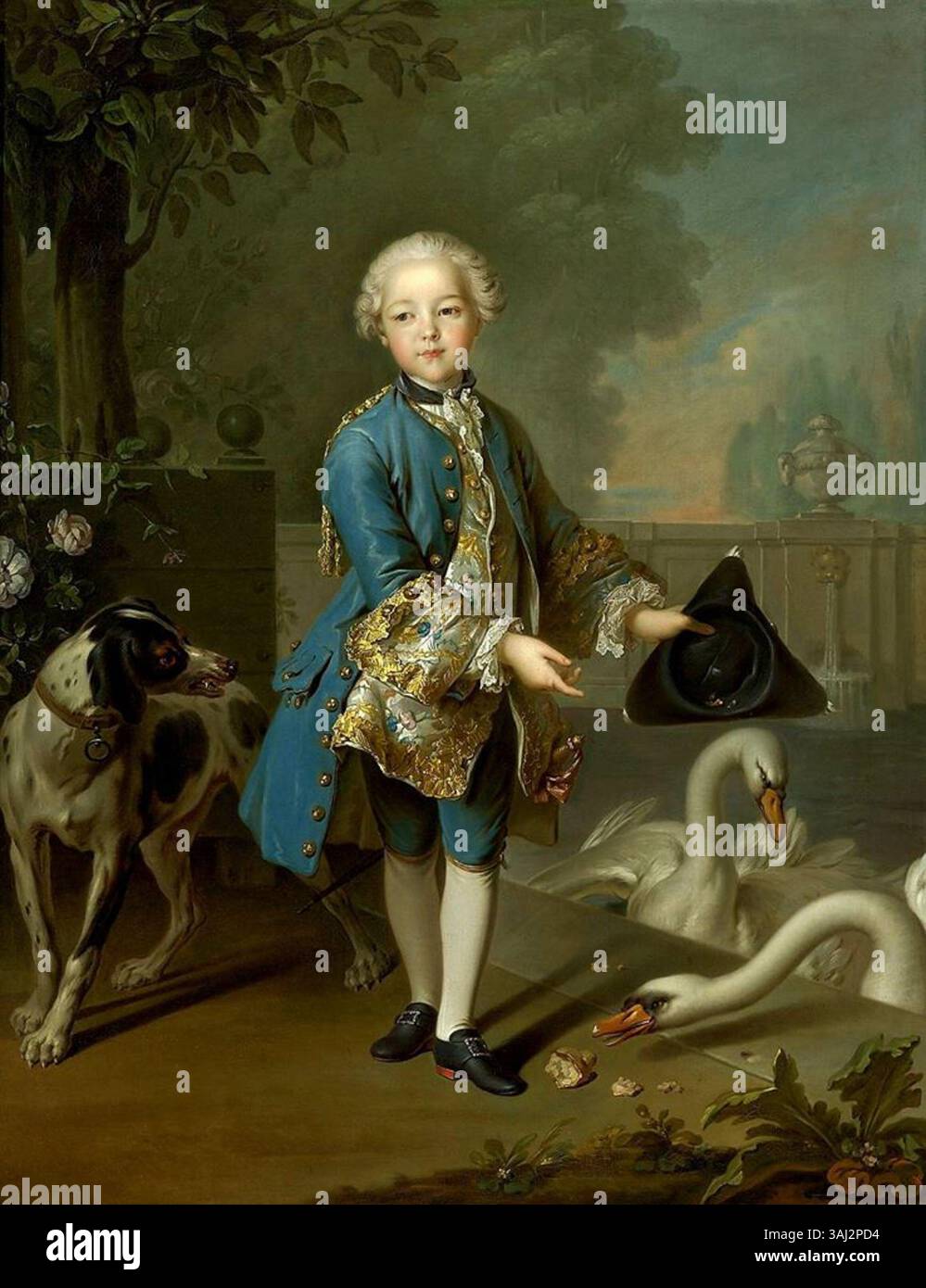 This 1750s painting by Louis Tocqué depicts Louis Philippe d'Orléans ...
