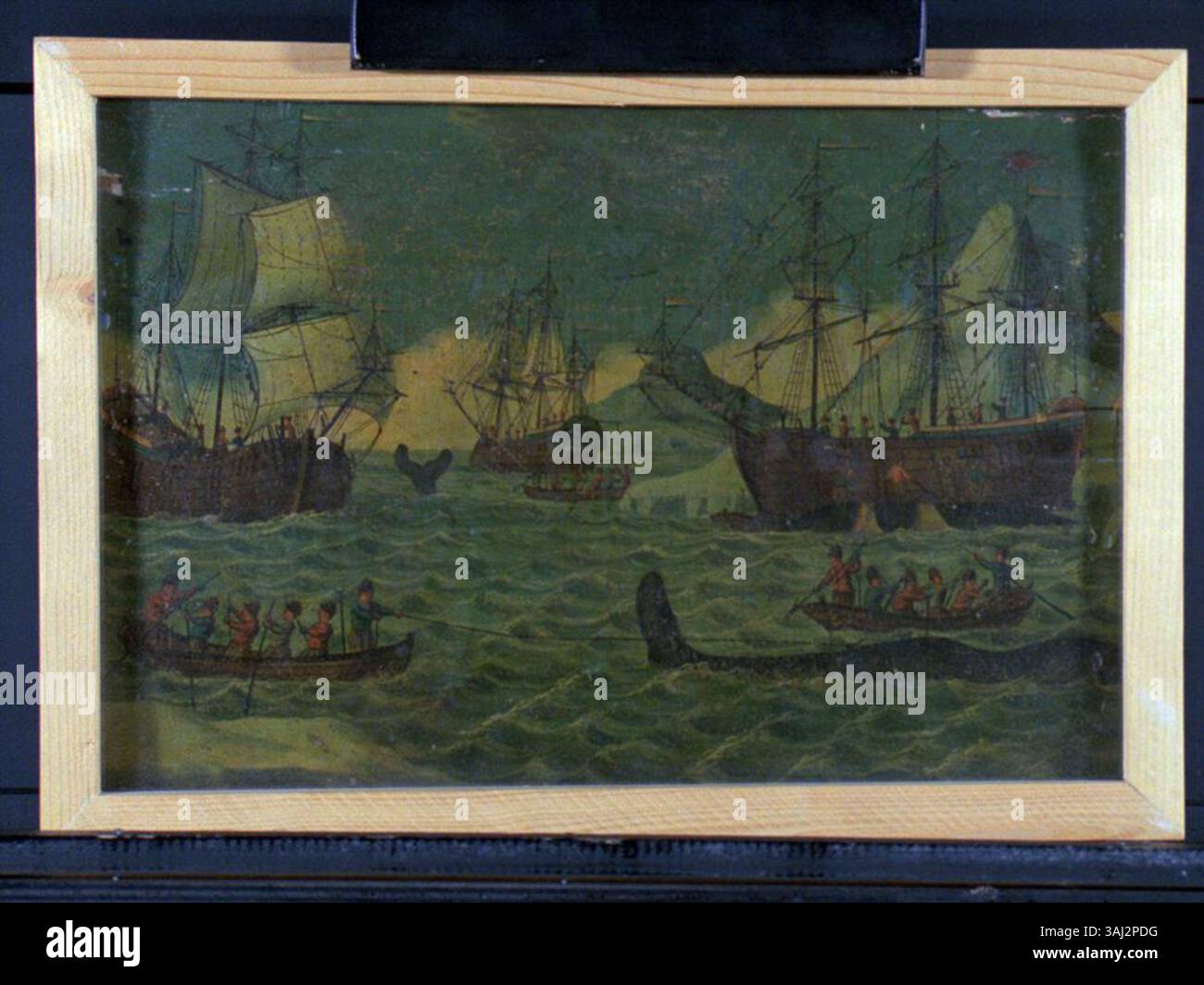 This anonymous Dutch painting from between 1756 and 1799 shows the ...