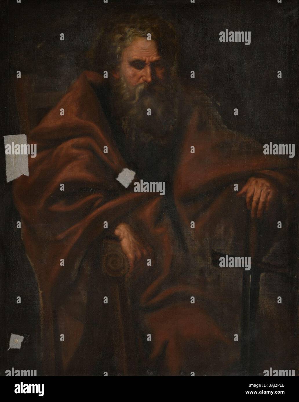 This 1501-1600 painting, titled 'Saint Paul the Apostle', is an oil on ...