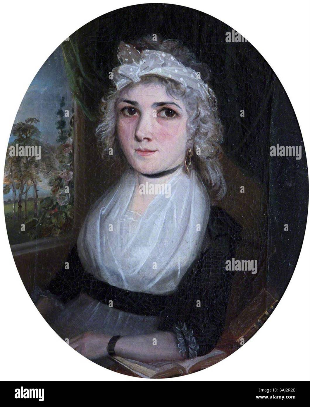 This circa 1800-1805 portrait depicts Anne Buckle, later Mrs. Cremer ...