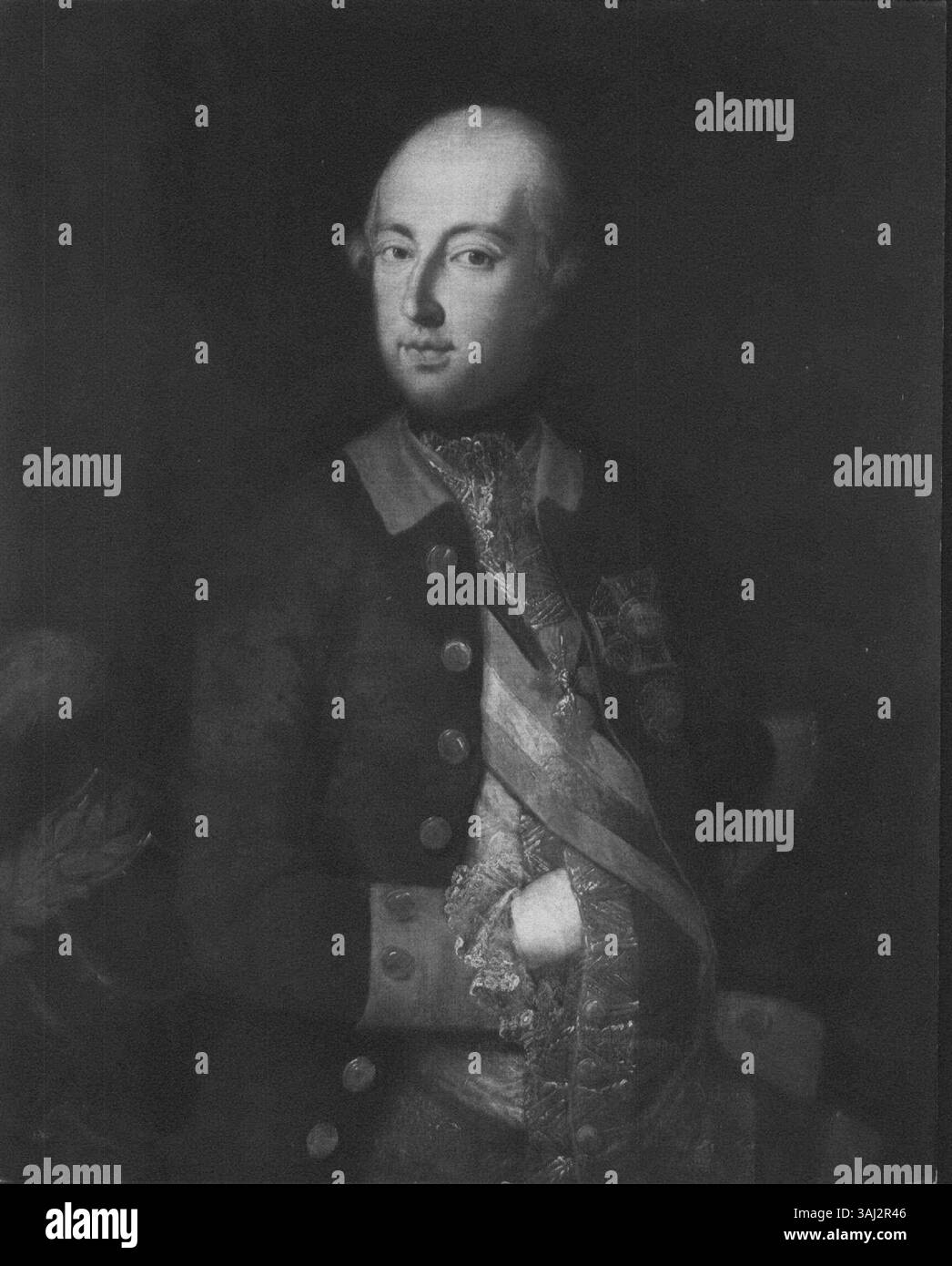 A portrait of Joseph II, Holy Roman Emperor (1741-1790), painted by an ...