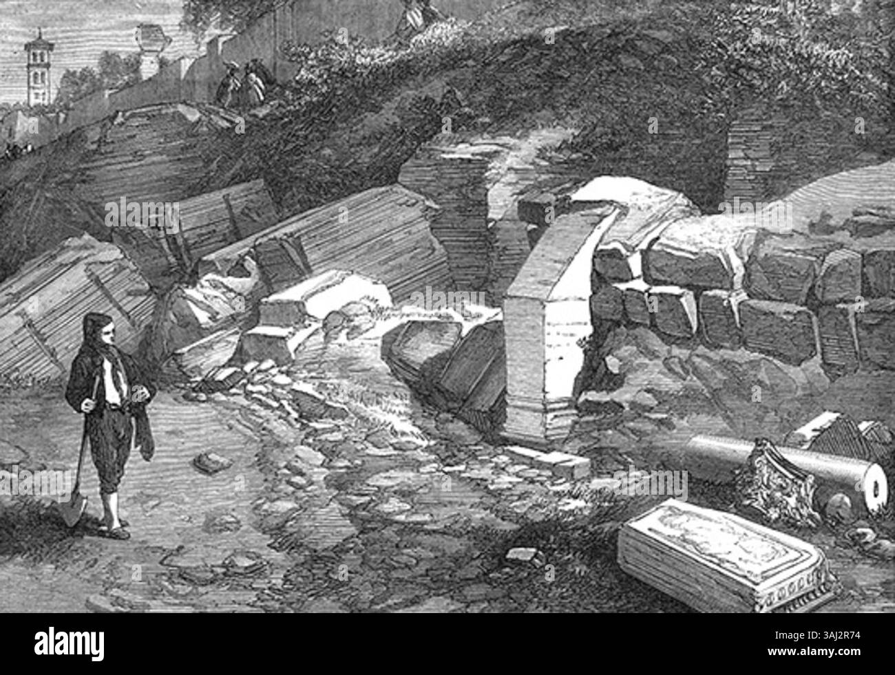 Roman architecture Black and White Stock Photos & Images - Alamy