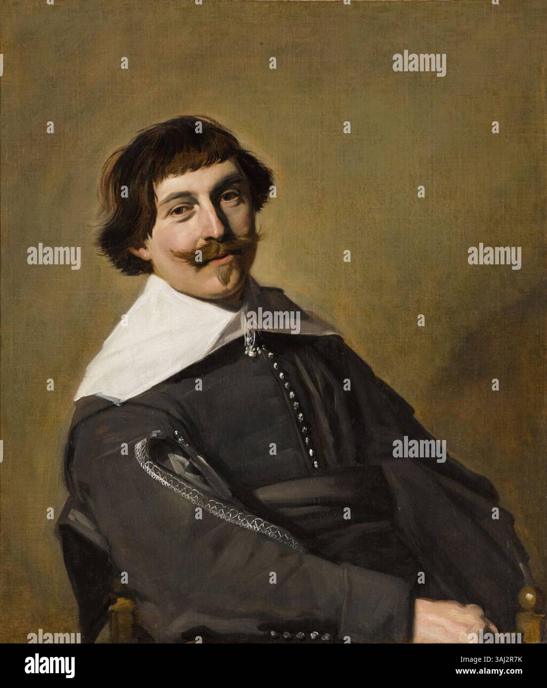 Portrait of an unnamed man by Frans Hals, painted around 1634-1635 ...