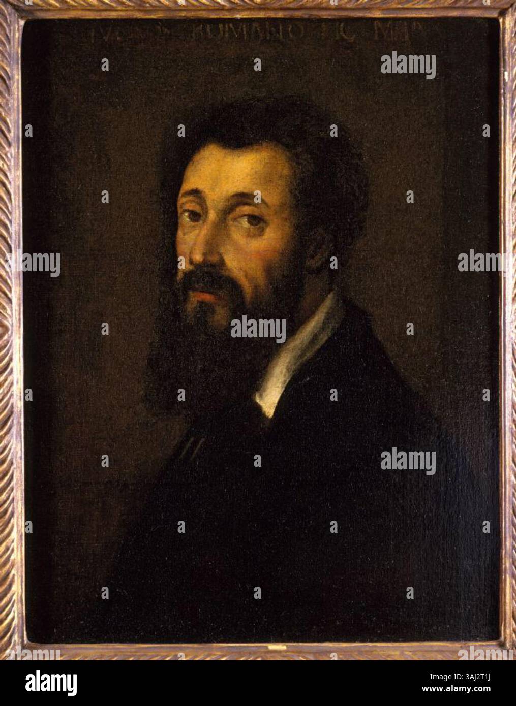 This painting, an after Titian work from the 1530s, depicts Giulio ...