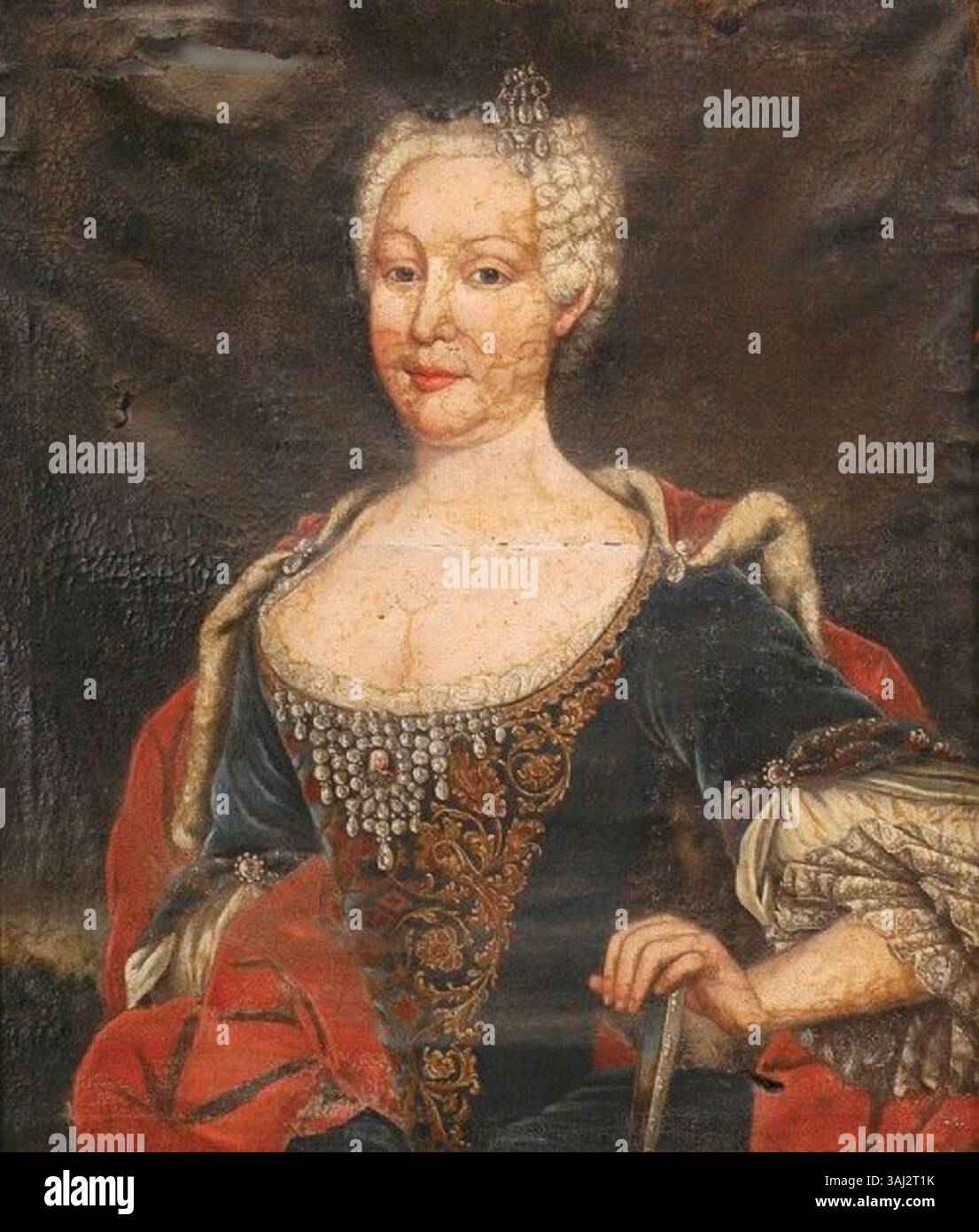 This 18th-century portrait, once thought to be of Mariana Victoria ...