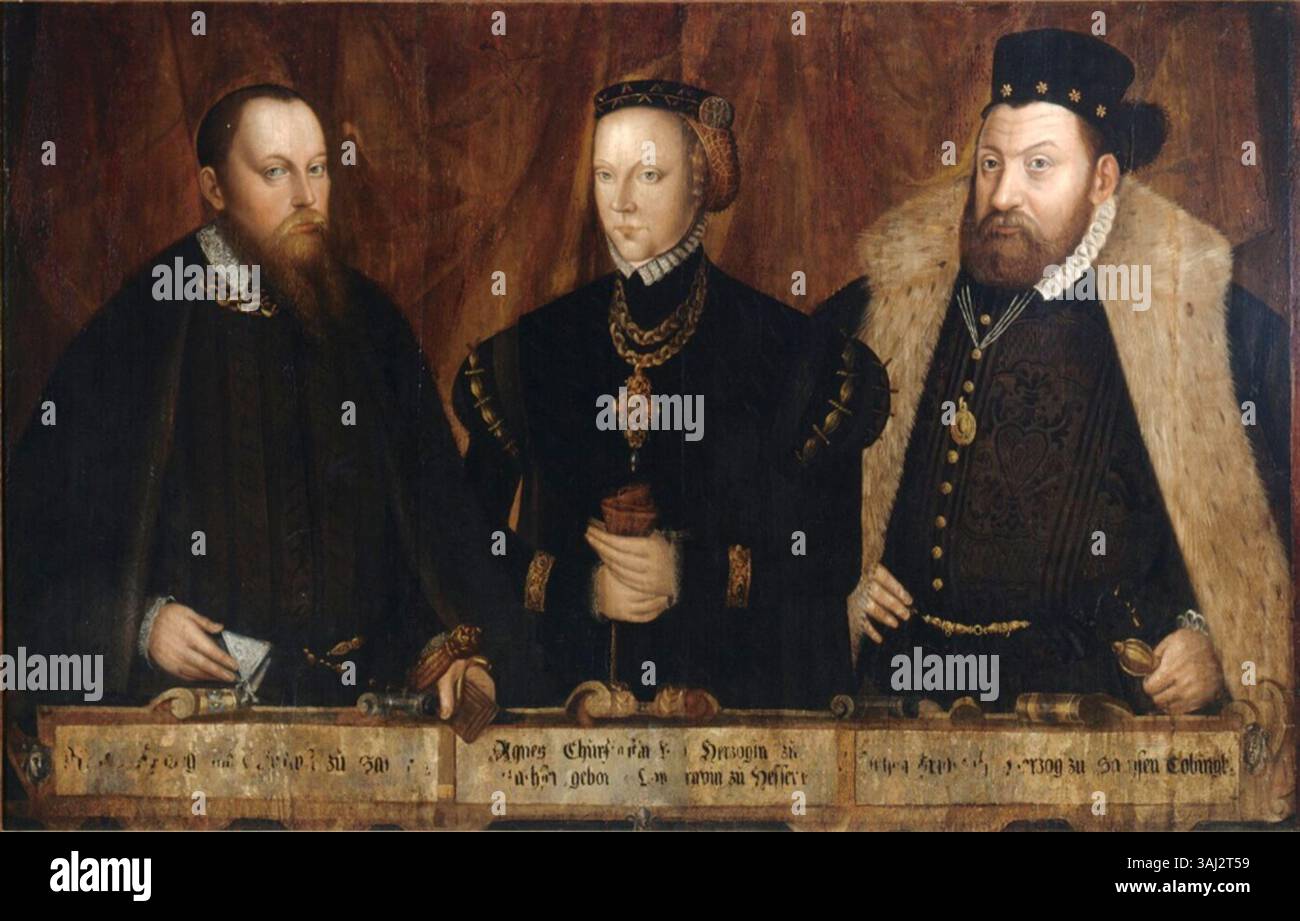 This 16th-century painting depicts Duke Moritz of Saxony, his first ...