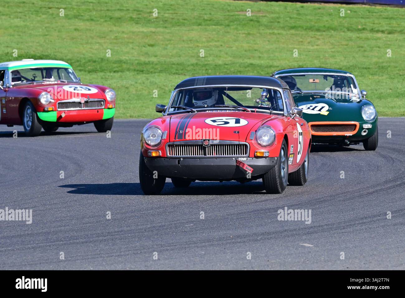 Hugh Lafferty, MG B Roadster, Equipe GTS, a forty minute race for Pre ...