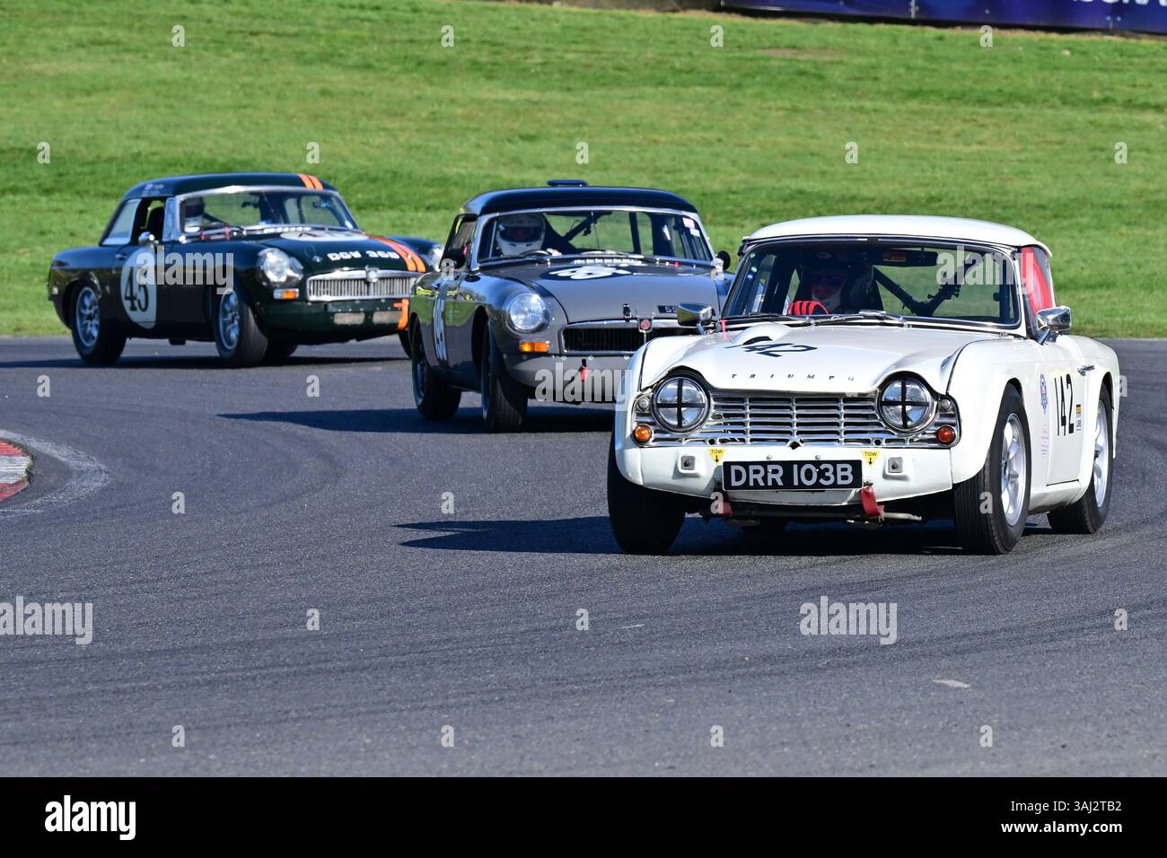 David Allen, Triumph TR4, Equipe GTS, a forty minute race for Pre-1966 Sports and GT cars with 5 ...
