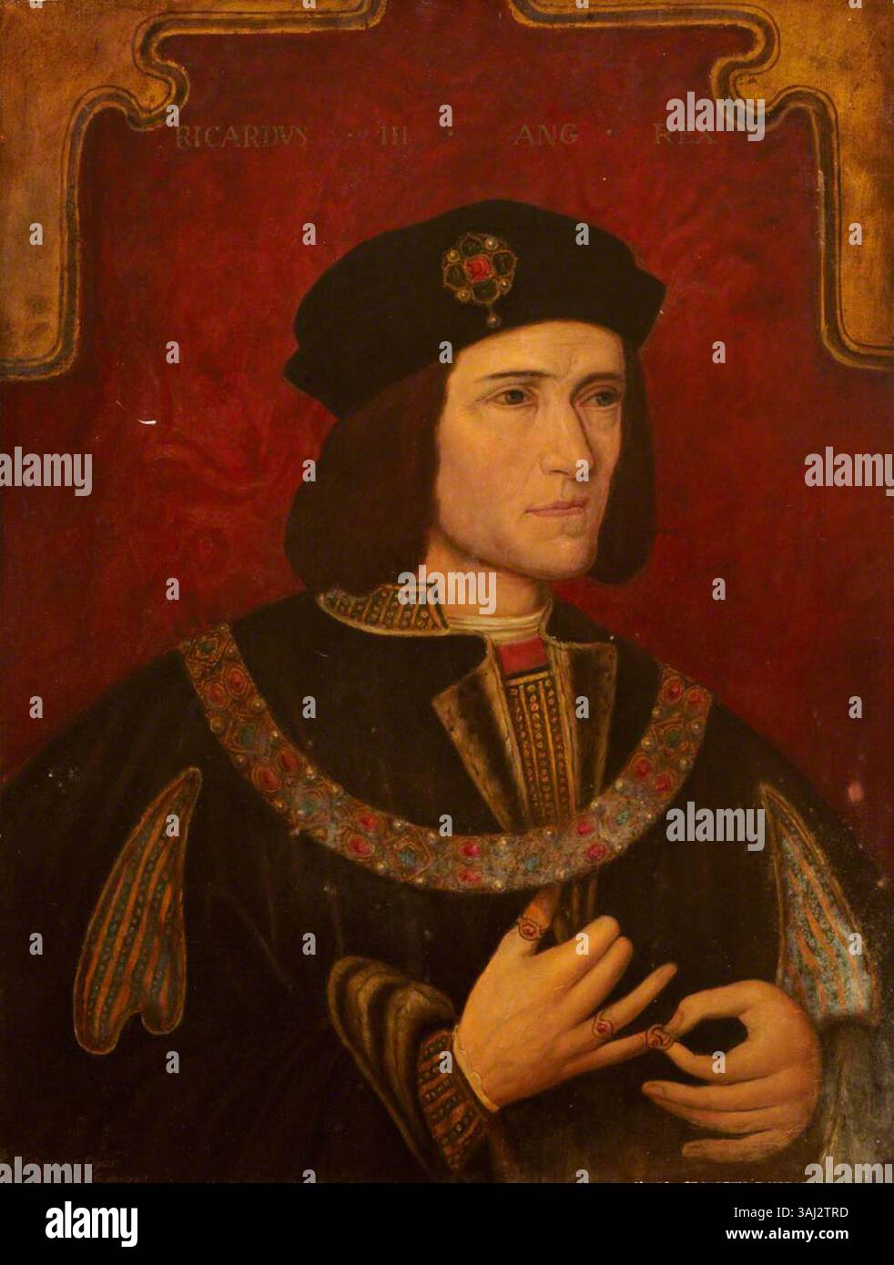 A portrait of King Richard III (1452-1485), painted between 1700 and ...