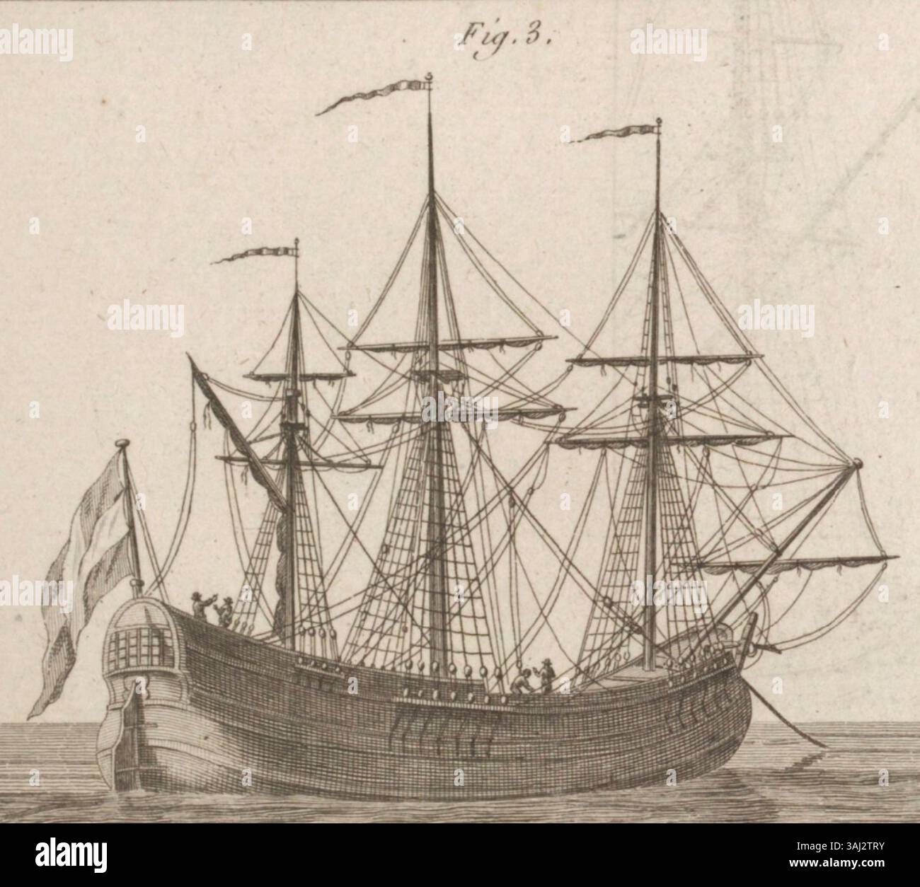 This 1791 drawing by Daniel Lescallier depicts the 'Chatte,' a Northern ...