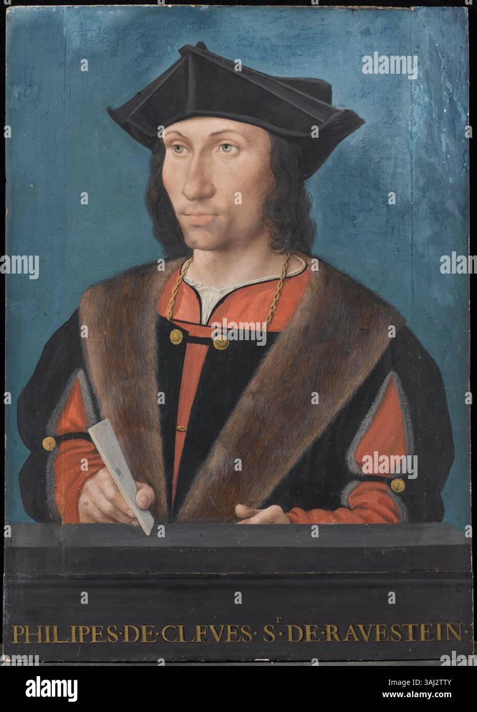 This 15th-century portrait of Philippe de Clève, Lord of Ravenstein ...