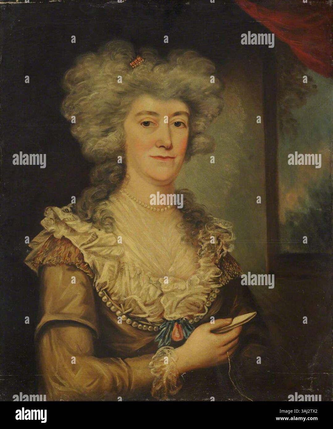 This 19th-century portrait of Mrs. James Ferguson by the British School ...