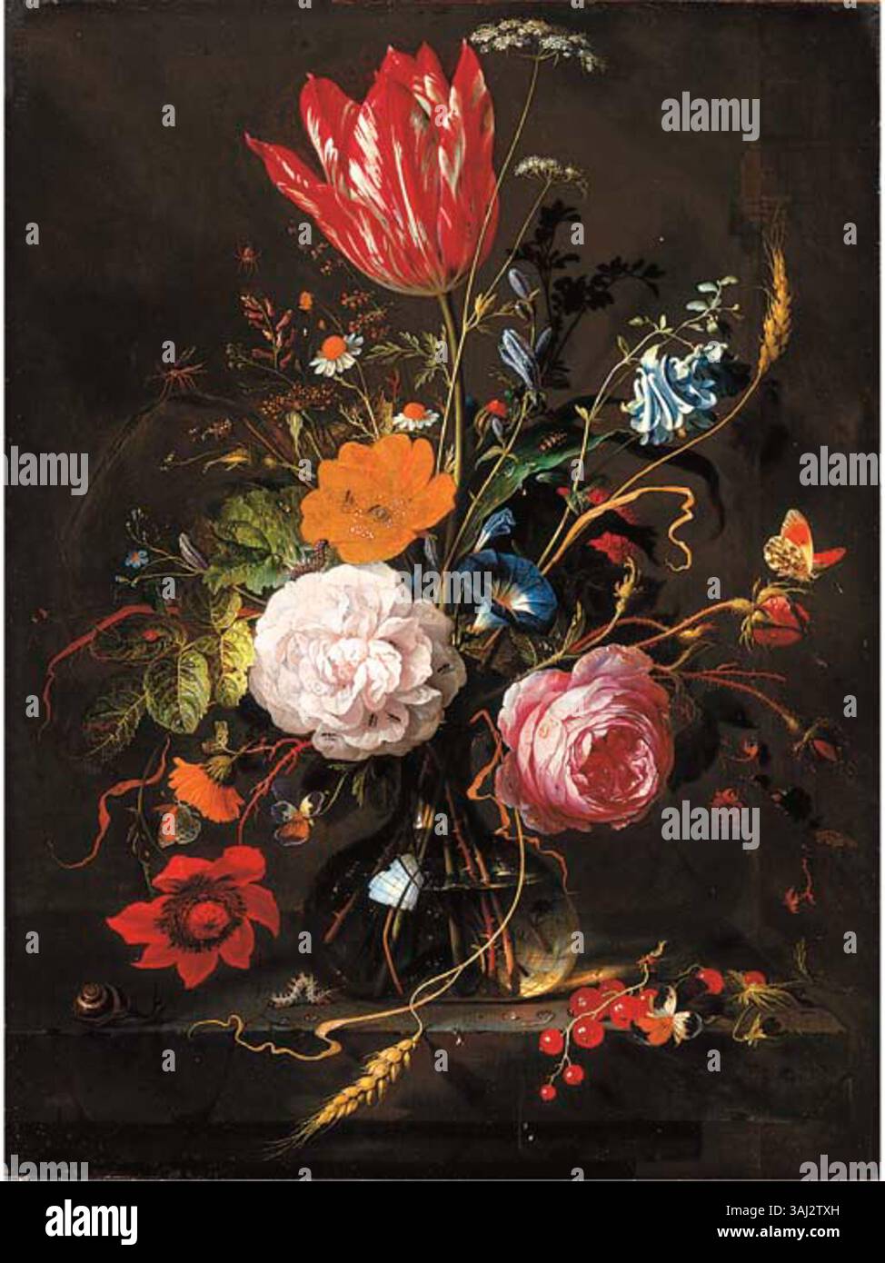This 17th-century still life by Jan Davidsz. de Heem depicts a variety ...