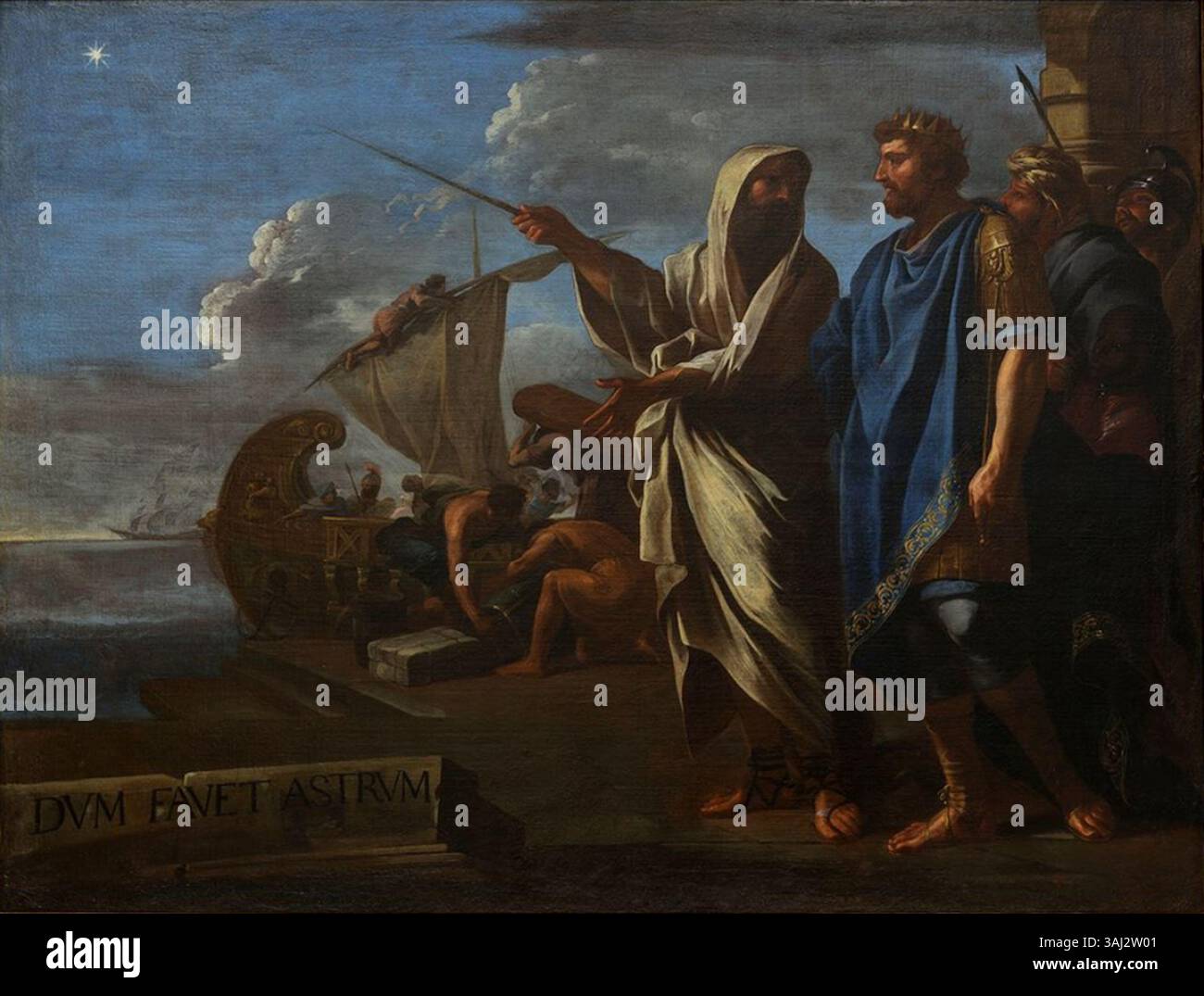 This painting by Jan Miel (1599–1663) depicts Alexander the Great ...