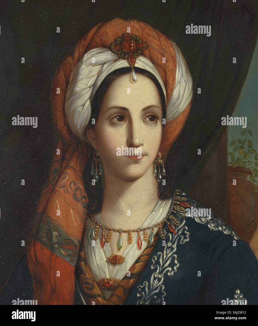Henri Grevedon’s painting from the 19th century depicts the actress ...