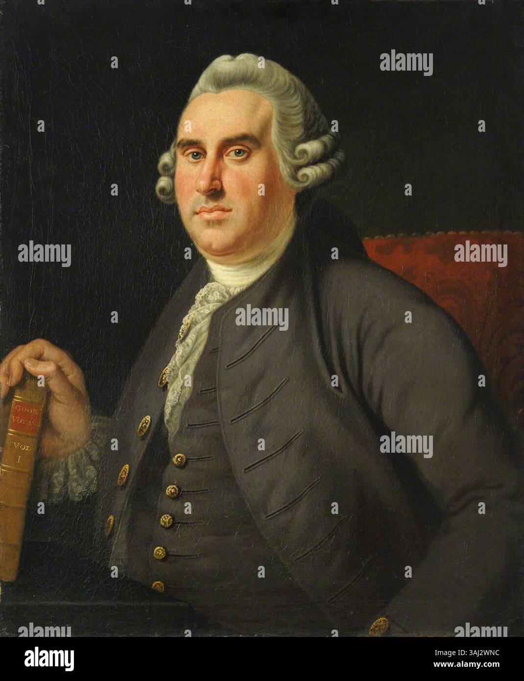 This portrait from the British School, painted around 1780, depicts an unknown gentleman in ...