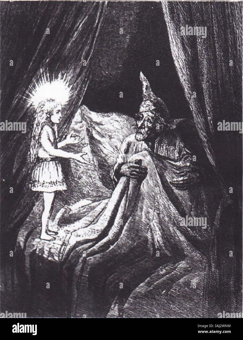 This 1868 illustration by Sol Eytinge Jr. depicts the Ghost of ...