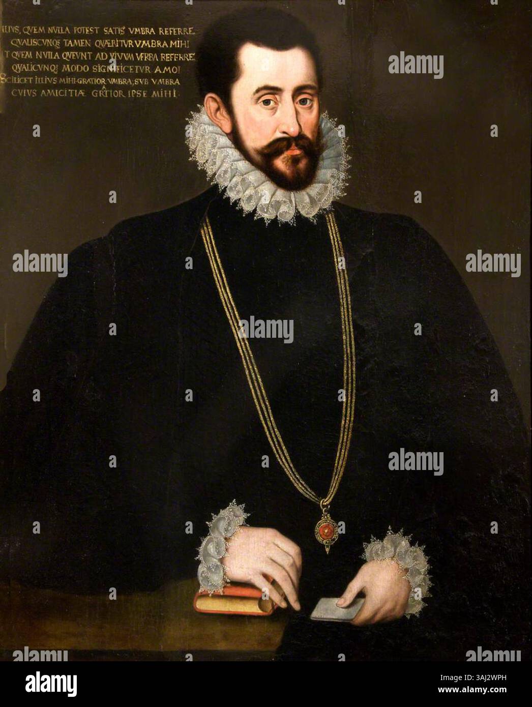 This portrait, attributed to Hieronymus Custodis, depicts Sir Francis ...