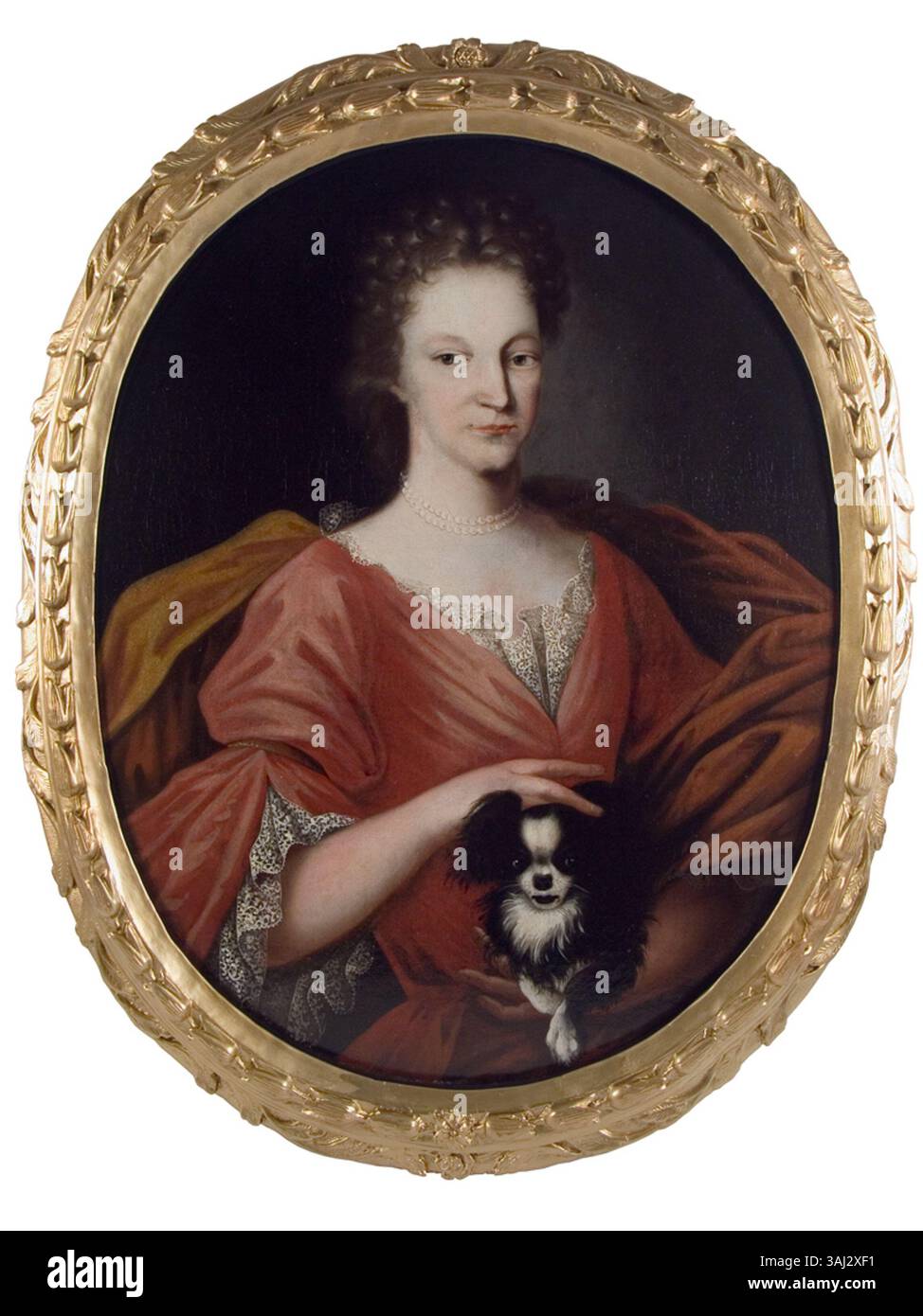 This 1700–1724 portrait, painted by an anonymous Dutch artist, depicts ...