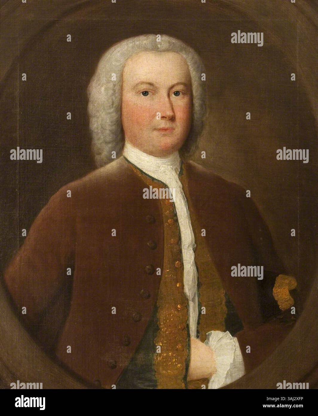 This 18th-century portrait depicts Thomas Ferrers of Baddesley Clinton ...