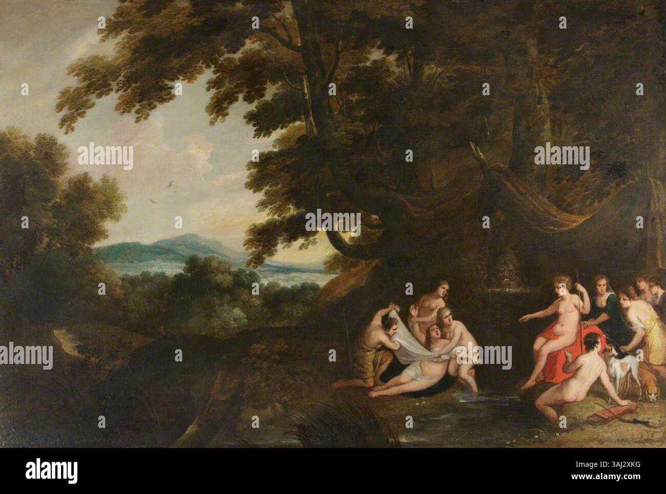 Attributed to Frans Wouters, this painting recreates Titian’s depiction ...