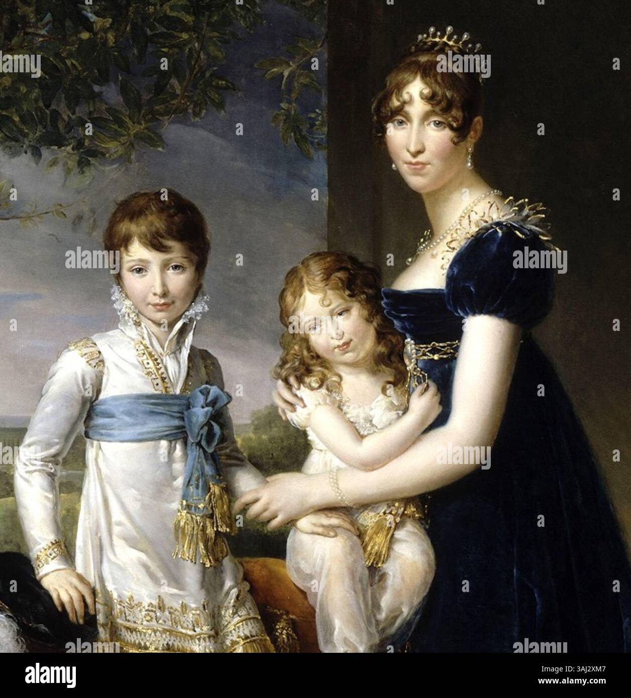 This 1811 portrait by François Gérard depicts Hortense Beauharnais ...