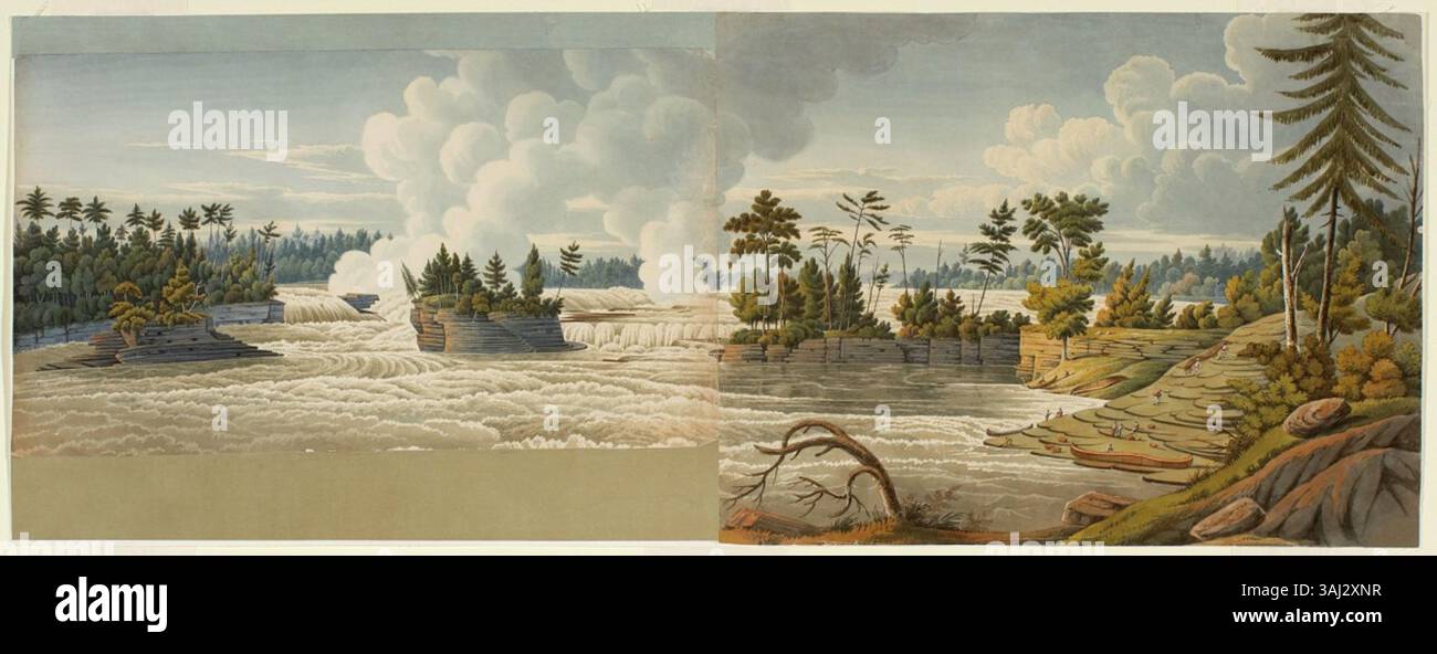 This watercolor by Charles Ramus Forrest, painted between 1821 and 1823 ...