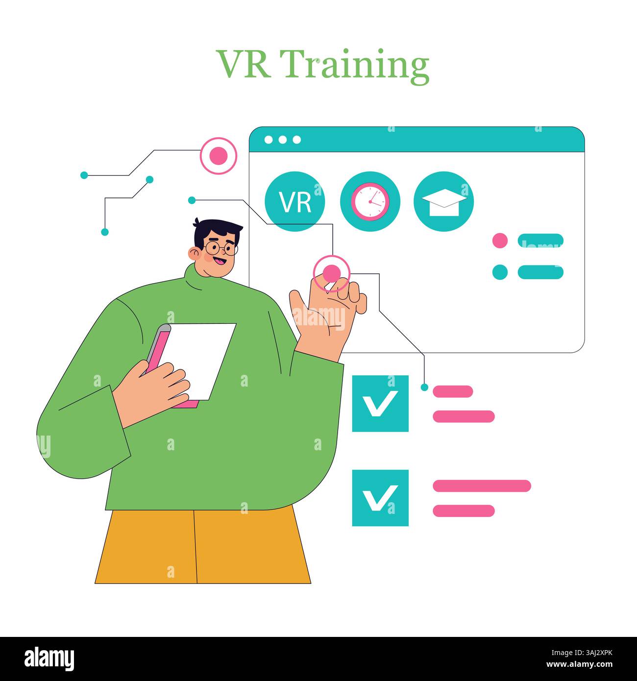 Vr learning modules hi-res stock photography and images - Alamy