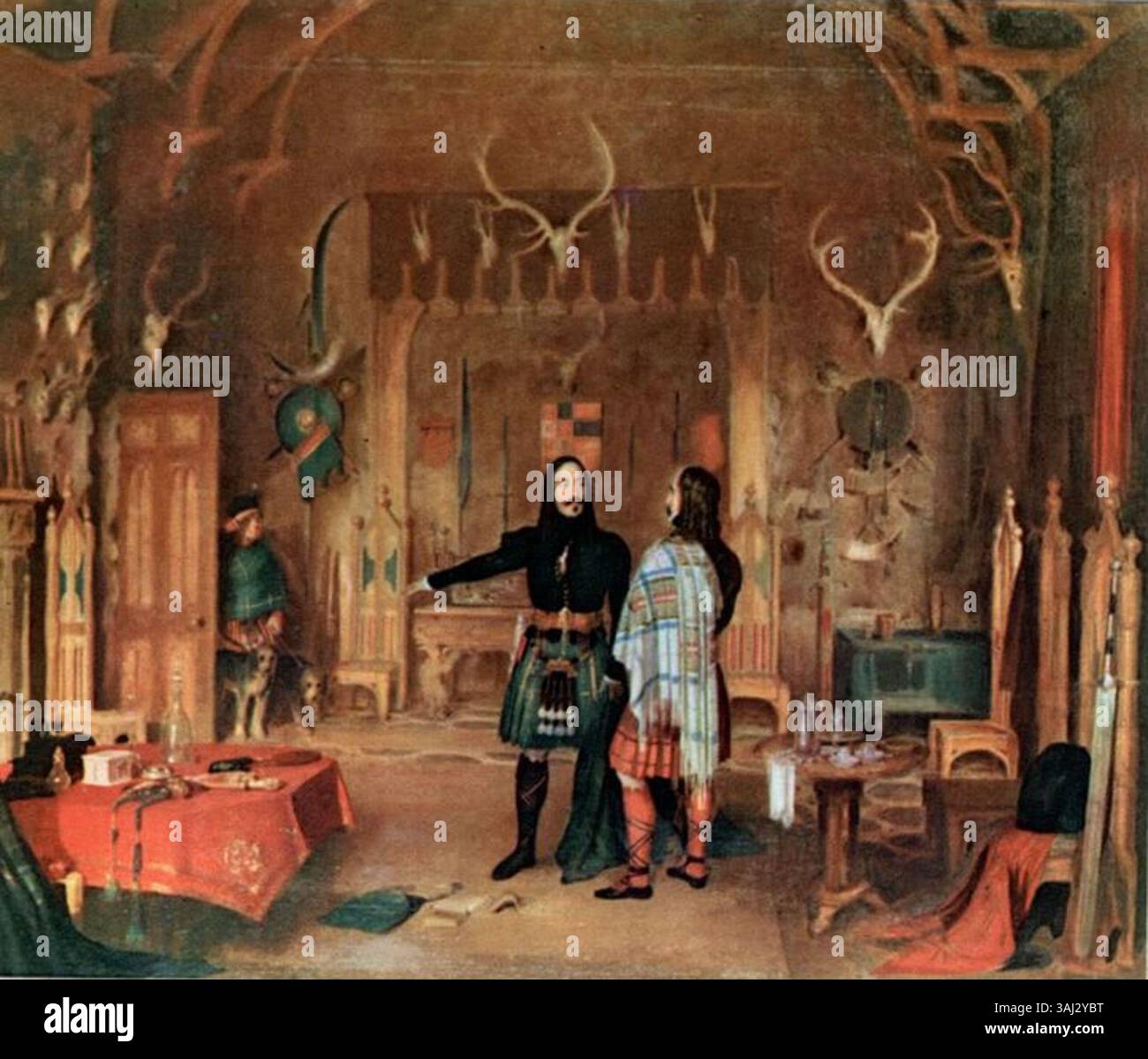 This self-portrait of John and Charles Sobieski Stuart, painted at ...