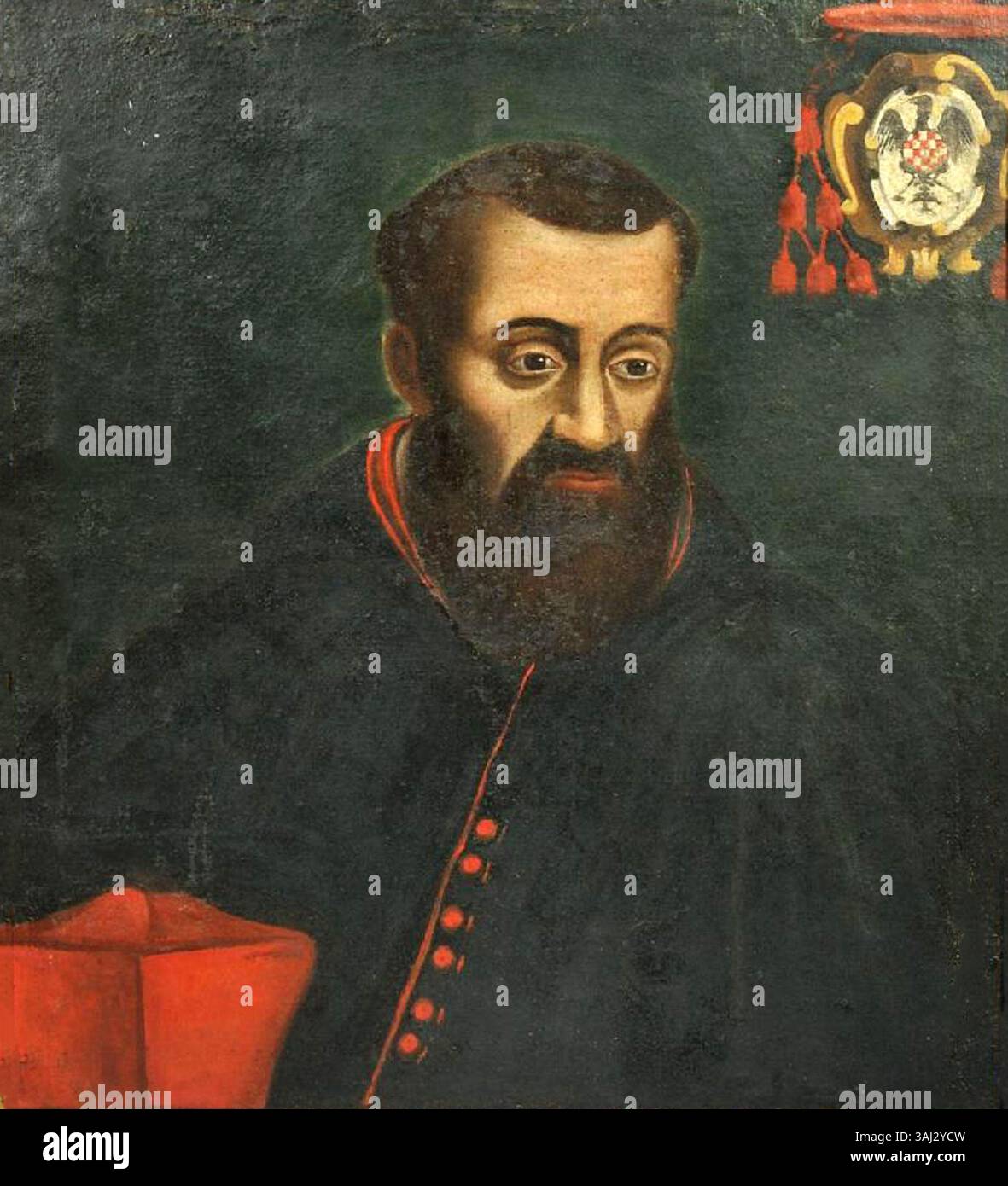 Portrait of Beato Frate Andrea Conti, a prominent figure from the early ...