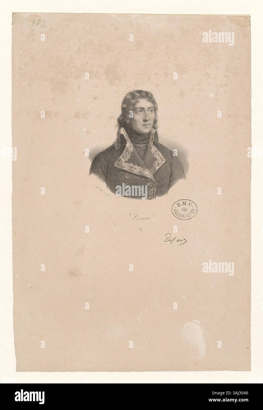 BOYER 730 presents a lithograph of General Desaix, emphasizing his ...