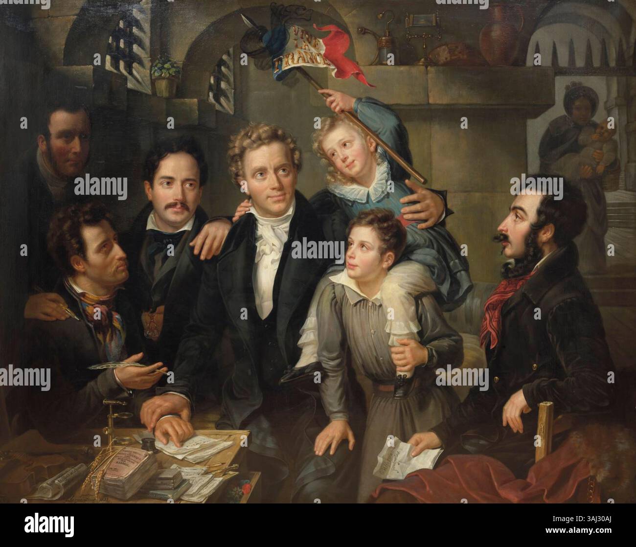 Balthasar Charles Larpenteur’s 1833 painting depicts François-Vincent ...