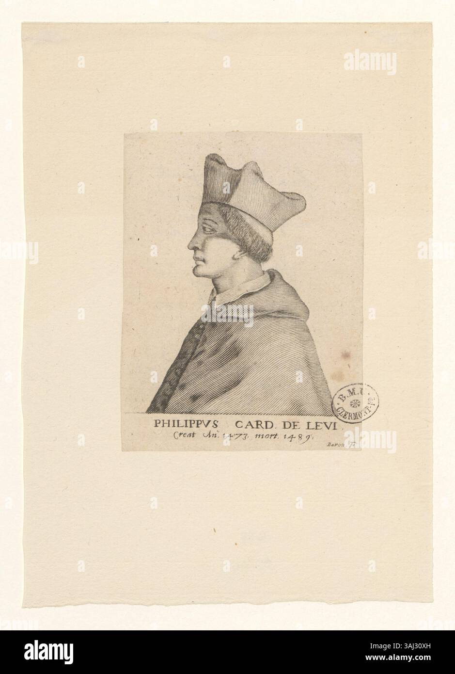 This intaglio print from the Boyer collection depicts Philippus ...